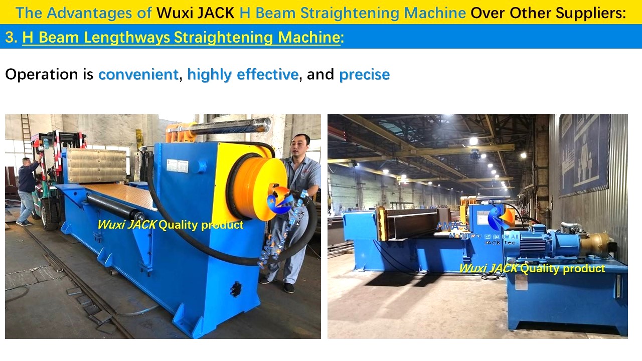 Review on Wuxi JACK H Beam Straightening Machine