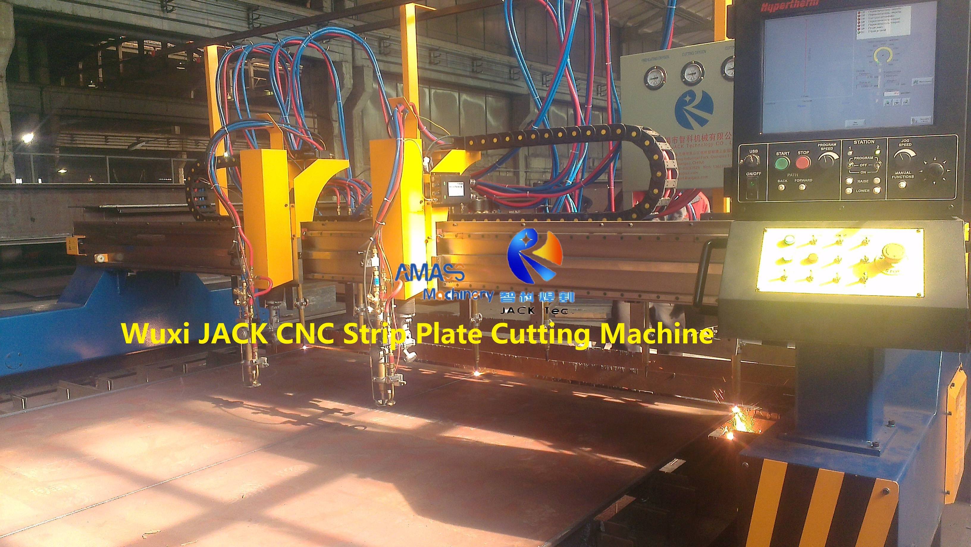 CNC Strip Plate Cutting machine- Wuxi JACK and Wuxi AMASS