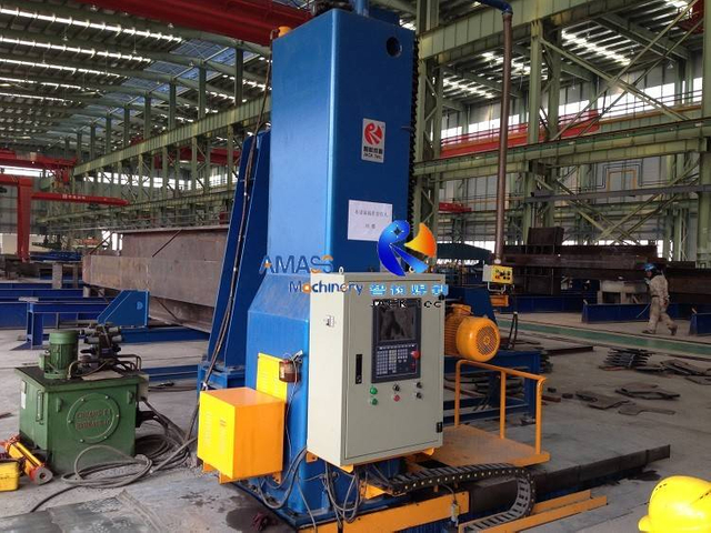H beam Assembly Weld Straighten Integral Machine , Beam End Face ...